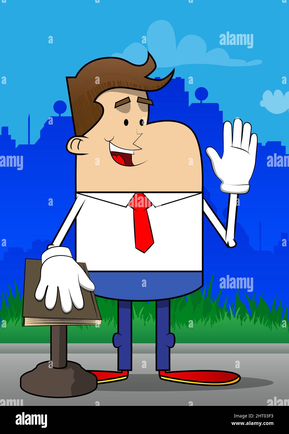 Taking oath of office Stock Vector Images - Alamy