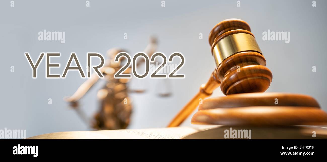 Statue of lady justice on bright background - Side view with cop Stock ...