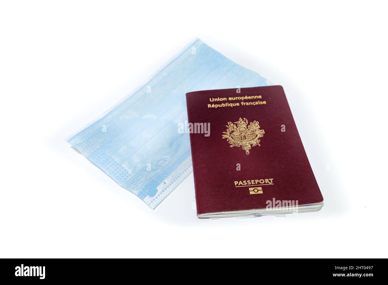 French passport on white hi-res stock photography and images - Alamy