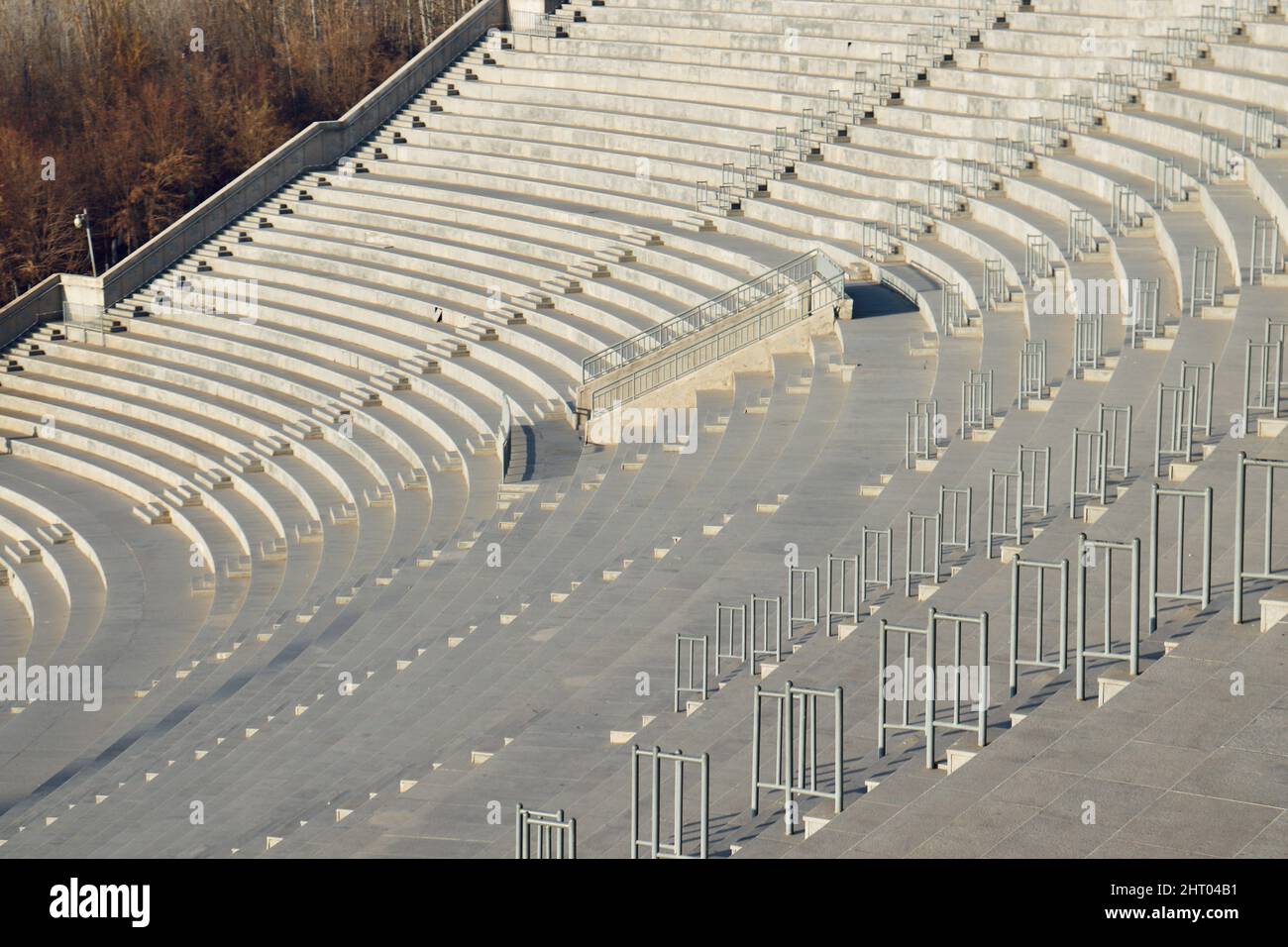 Top view of old stadium Stock Photo - Alamy