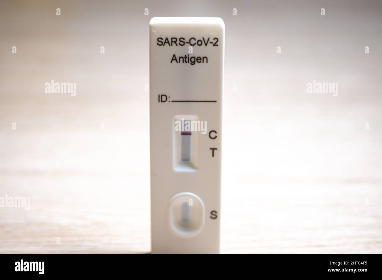 Negative coronavirus antigen test, Sars-Cov-2, covid19 Stock Photo - Alamy
