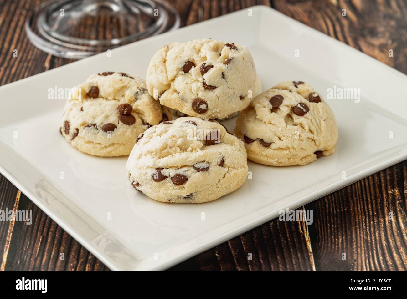 Stacked chocolate chip cookies hi-res stock photography and images - Alamy
