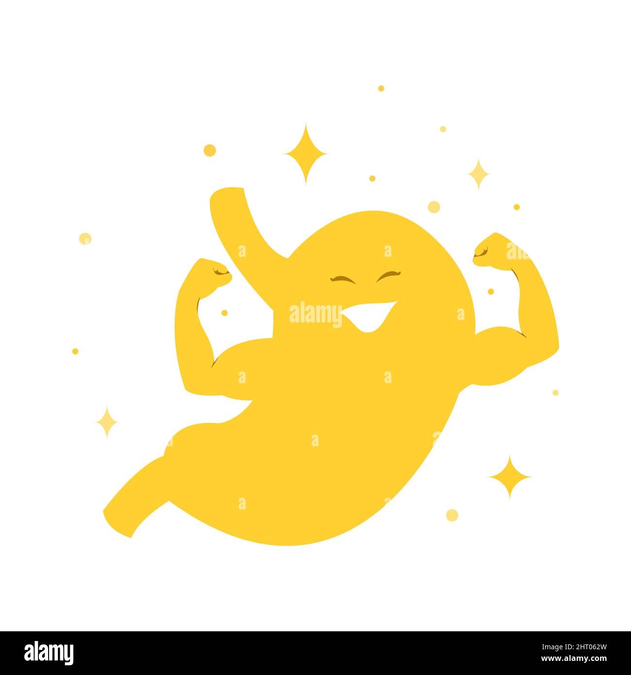 Healthy digestive system icon Cut Out Stock Images & Pictures - Alamy