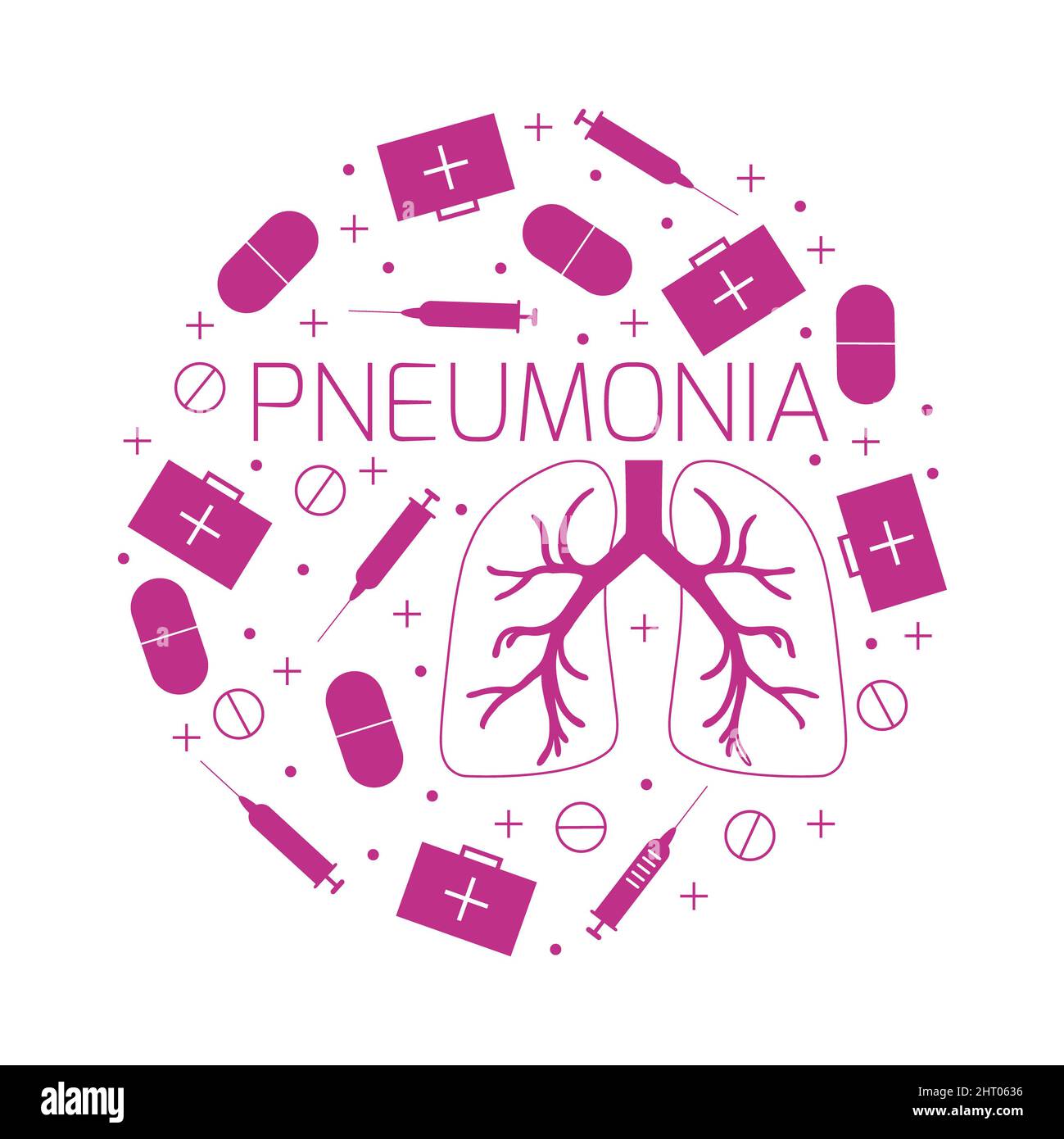 Illness pneumonia Cut Out Stock Images & Pictures - Alamy
