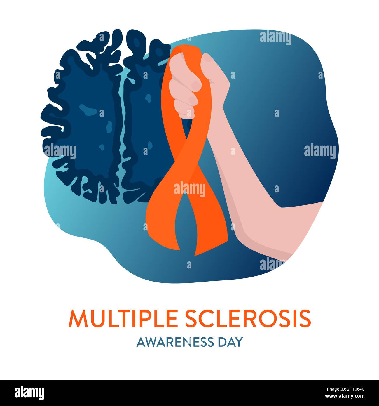 Mri of multiple sclerosis Cut Out Stock Images & Pictures - Alamy