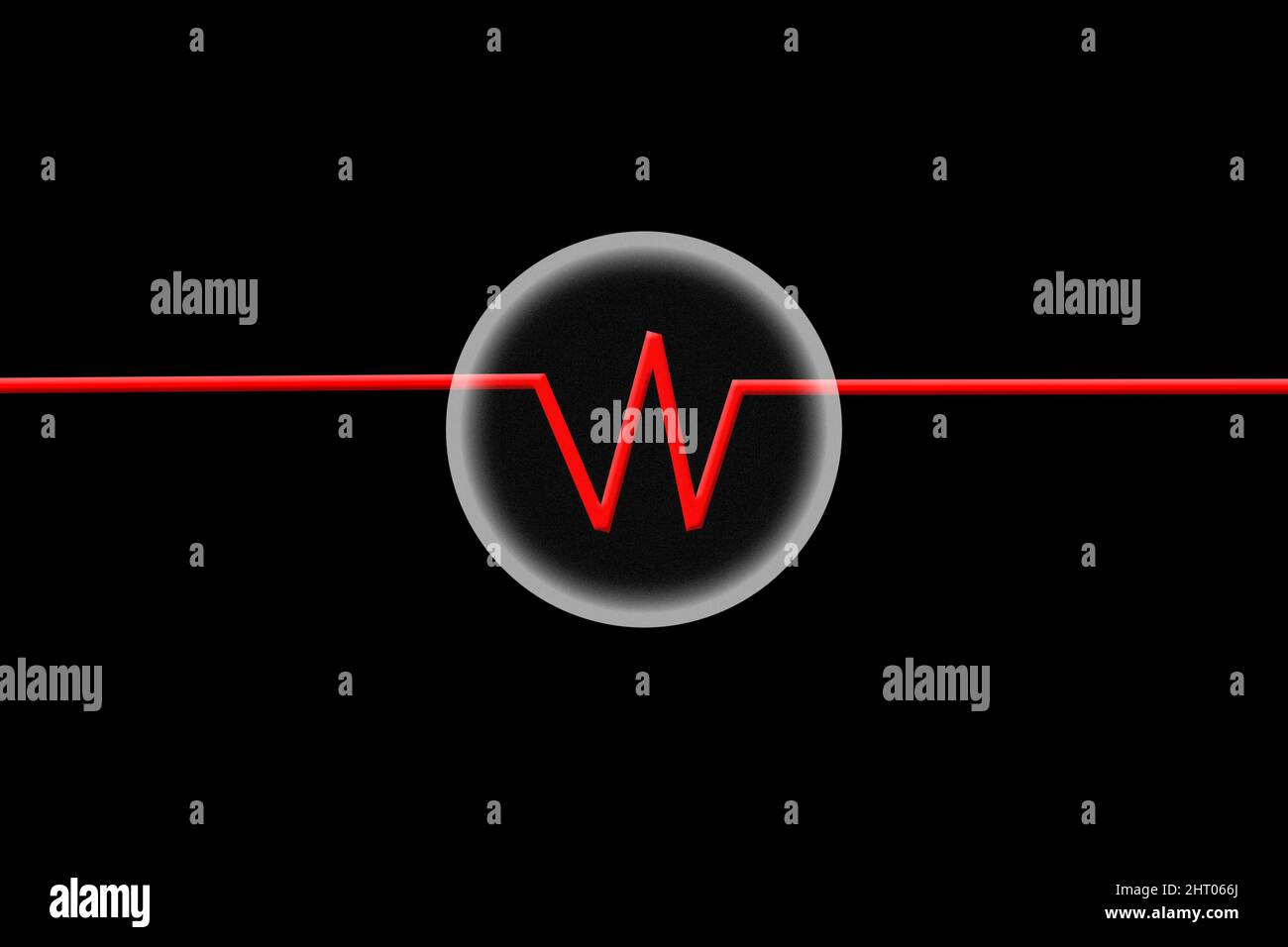 Wave particle duality, conceptual illustration Stock Photo - Alamy