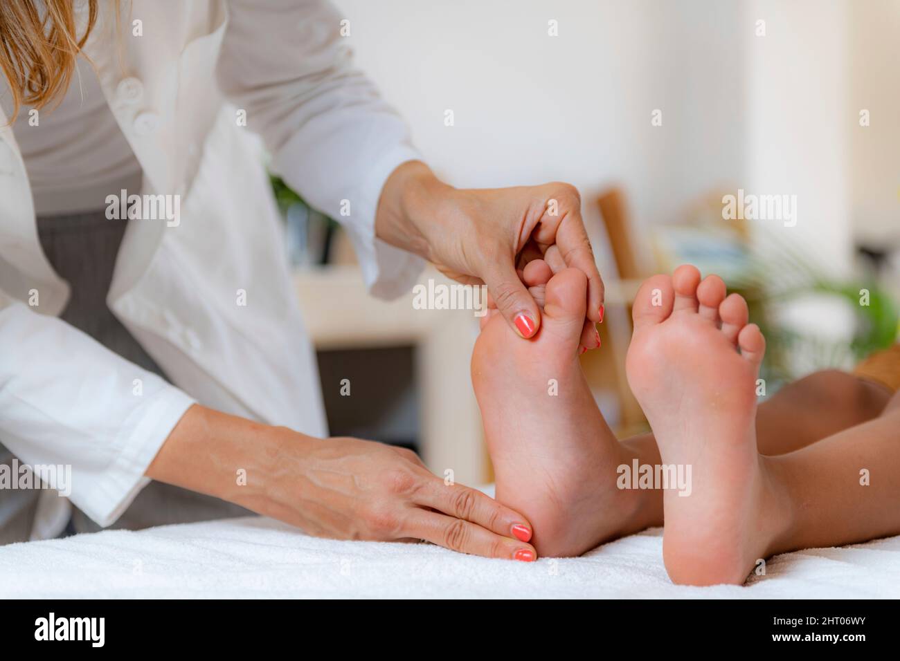 Feet examination hi-res stock photography and images - Alamy