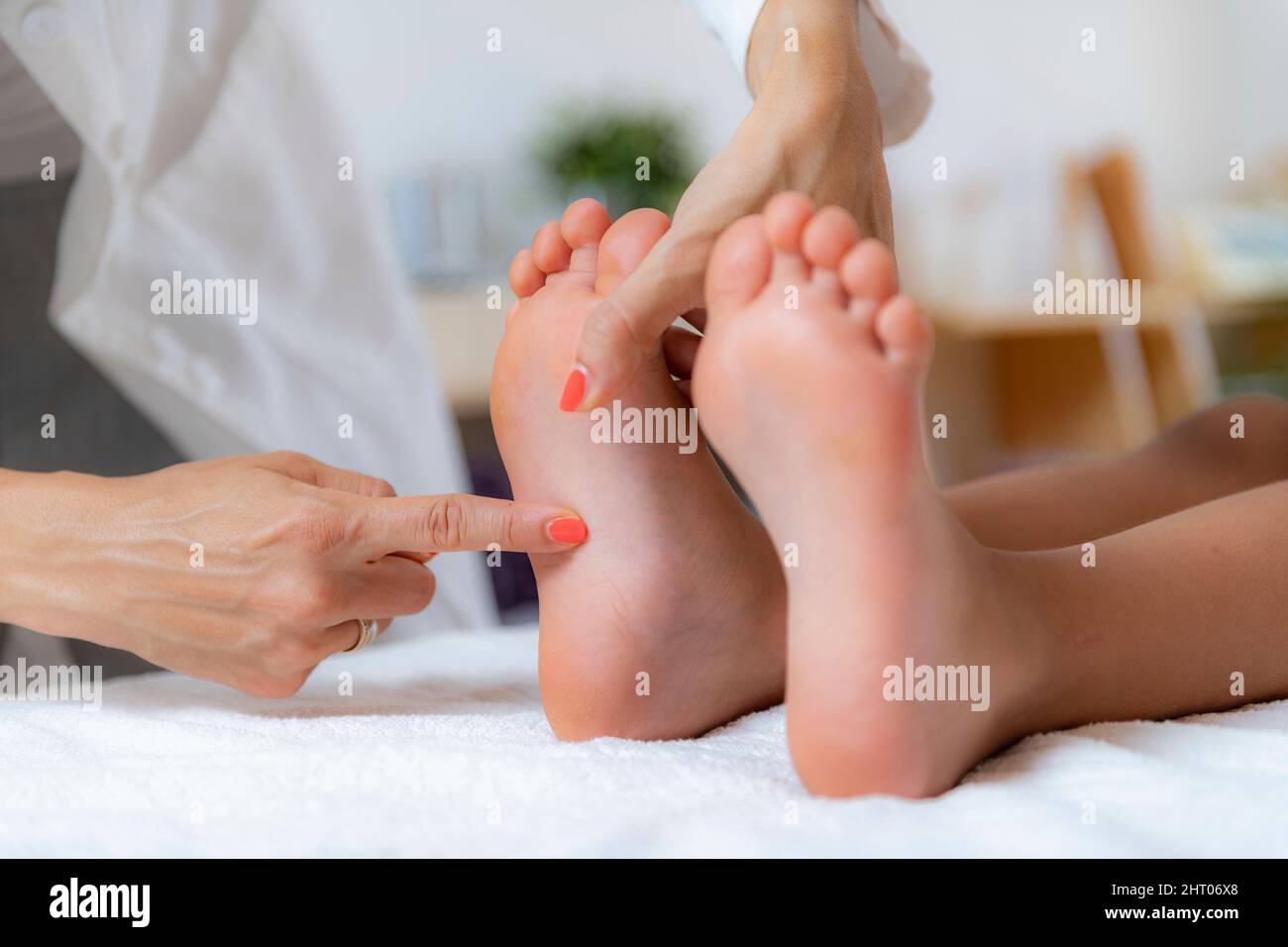 Feet examination hi-res stock photography and images - Alamy