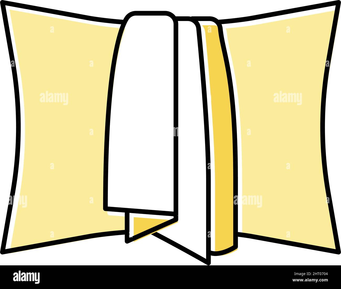 pillowcase silk color icon vector illustration Stock Vector Image & Art ...