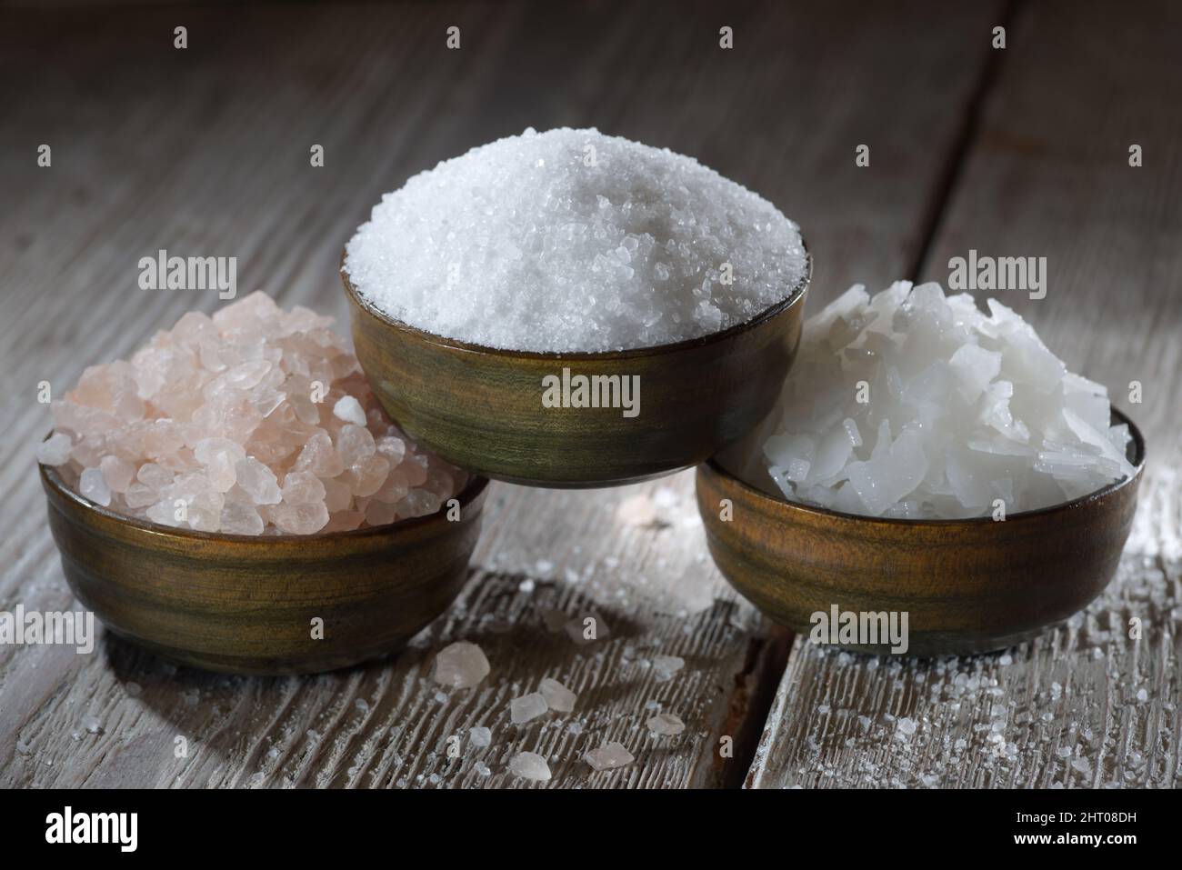 Types of salt hi-res stock photography and images - Alamy