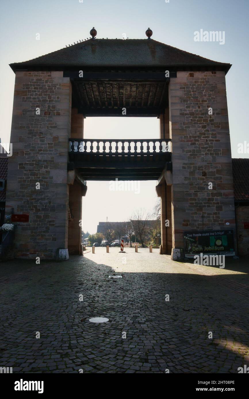 Deutsches Weintor, the German Wine Gate, in Schweigen-Rechtenbach ...
