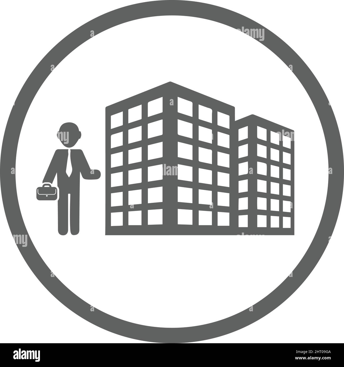 Office building icon. Use for commercial purposes, print media, web or ...