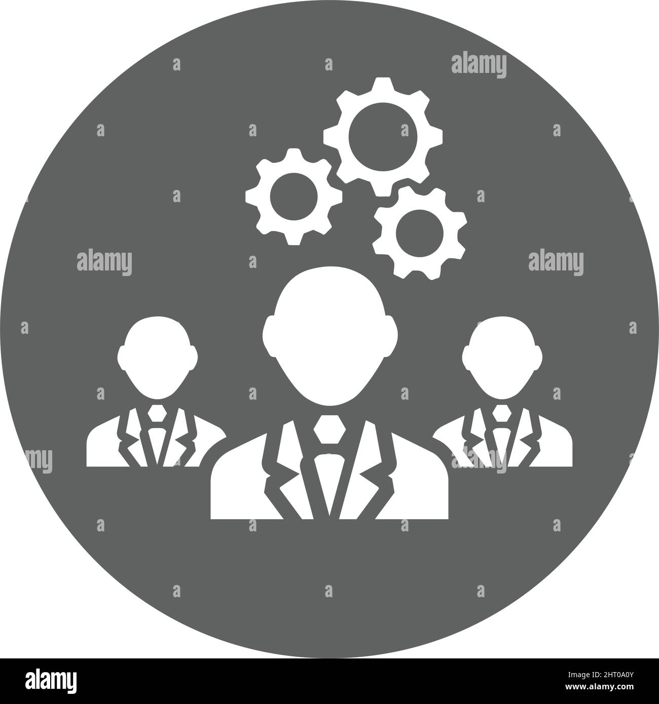 Gear, business strategy icon. - Perfect use for print media, web, stock ...