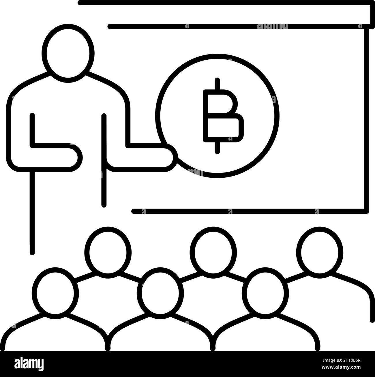 presentation ico line icon vector illustration Stock Vector Image & Art ...