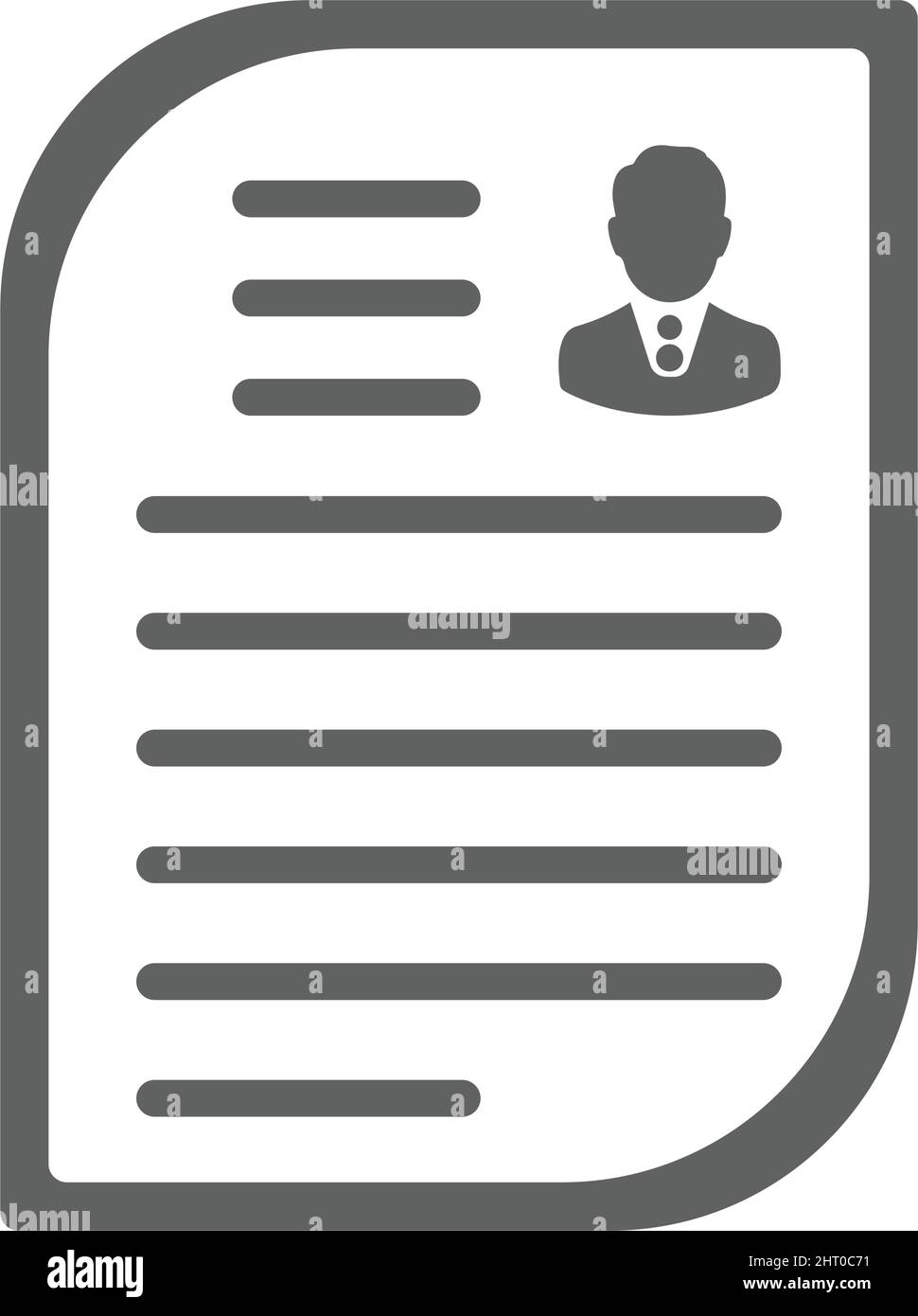 cv, resume icon - Perfect use for print media, web, stock images ...
