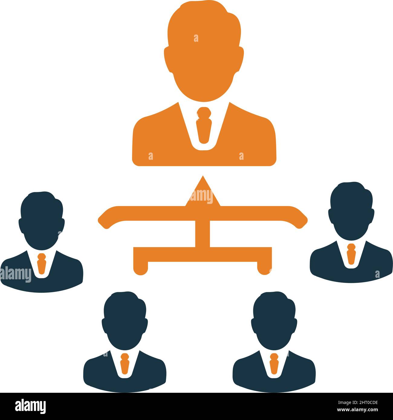 Leader, business hierarchy icon - Perfect use for print media, web ...