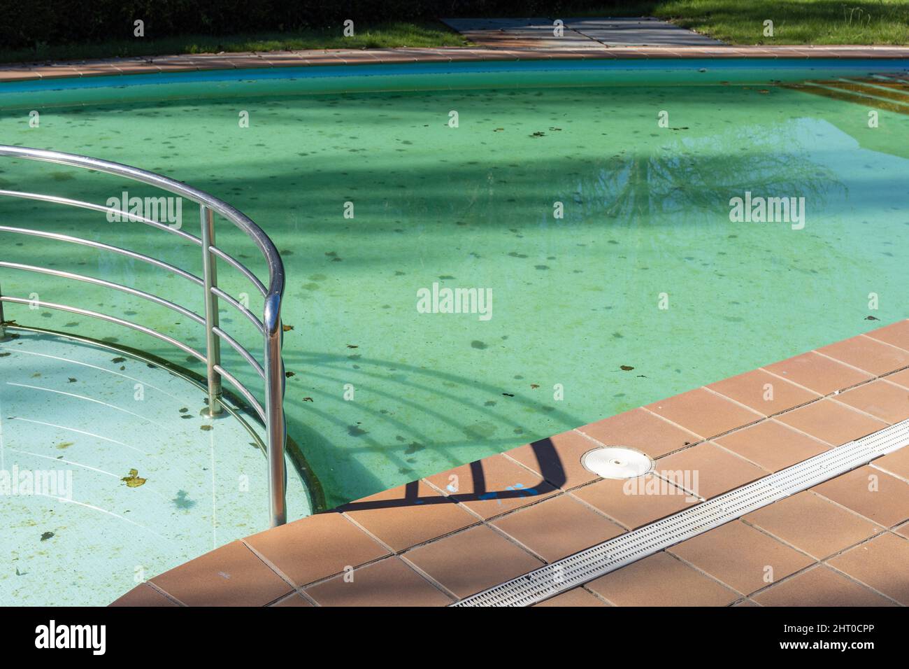 Closeup of a dirty swimming pool background Stock Photo - Alamy
