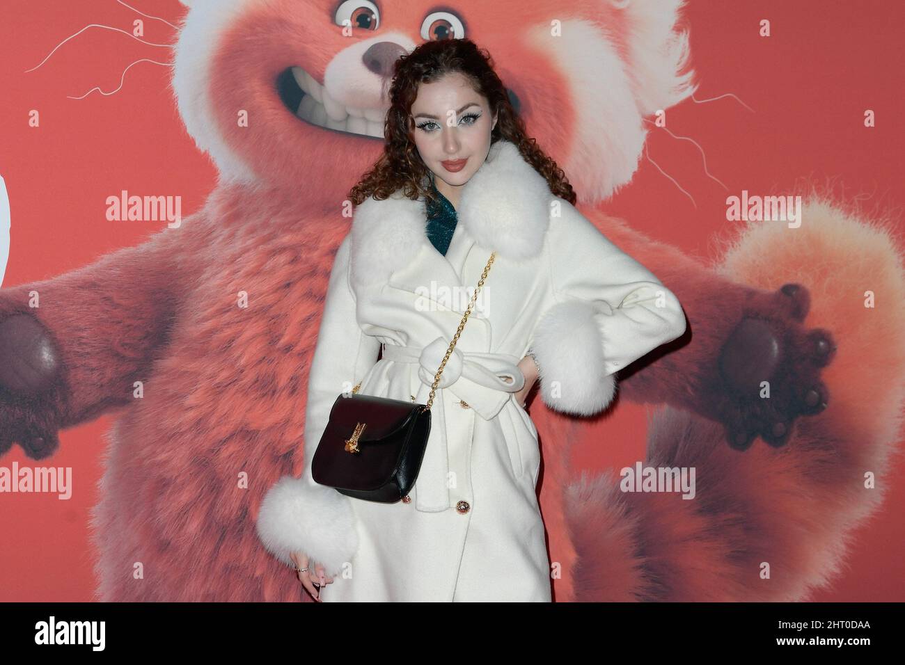Rome, Italy. 25th Feb, 2022. Carlotta Fiasella attends at the red ...