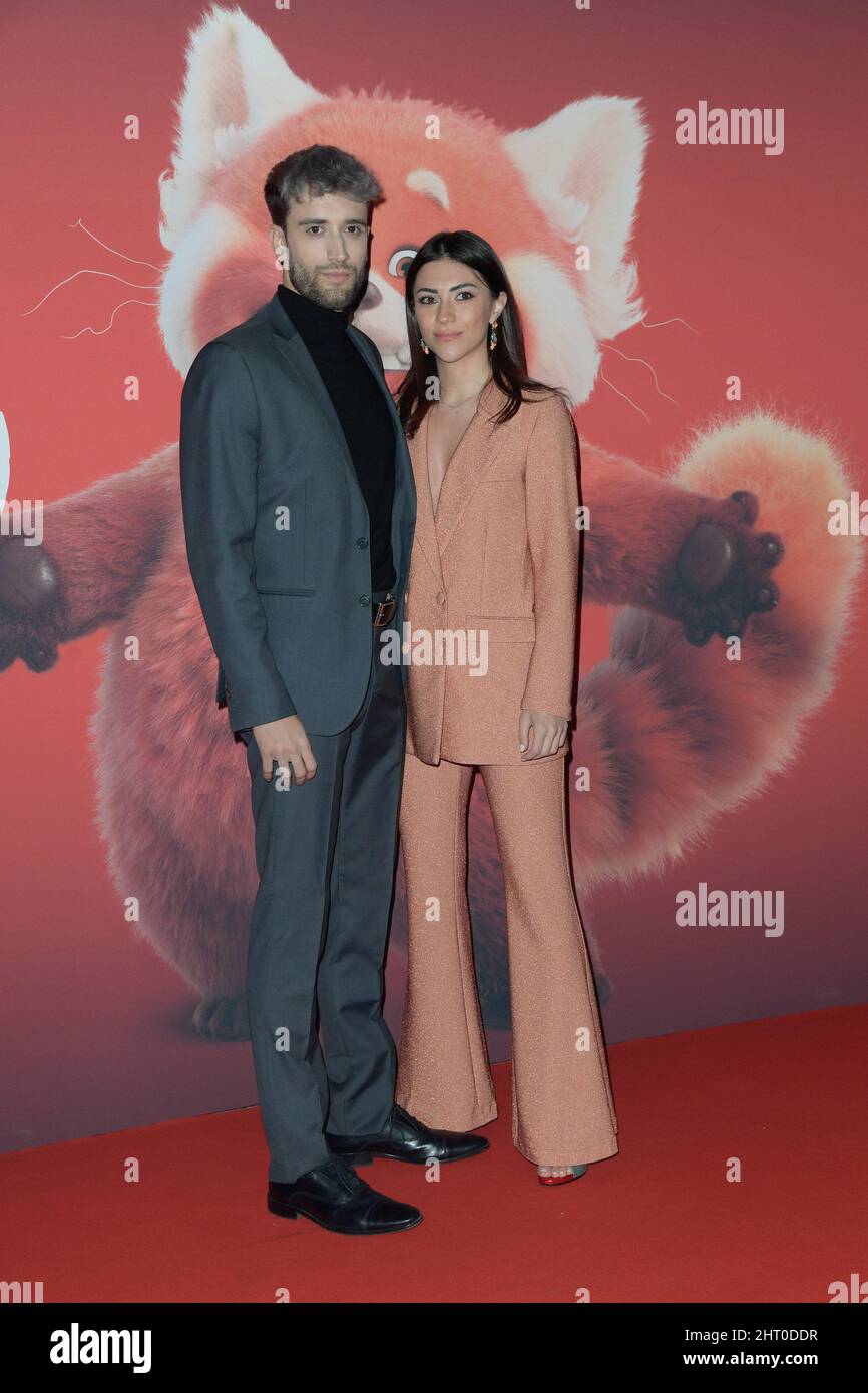 Moon Ryde (L) with Giulia (R) attend at the red carpet of Disney movie ...
