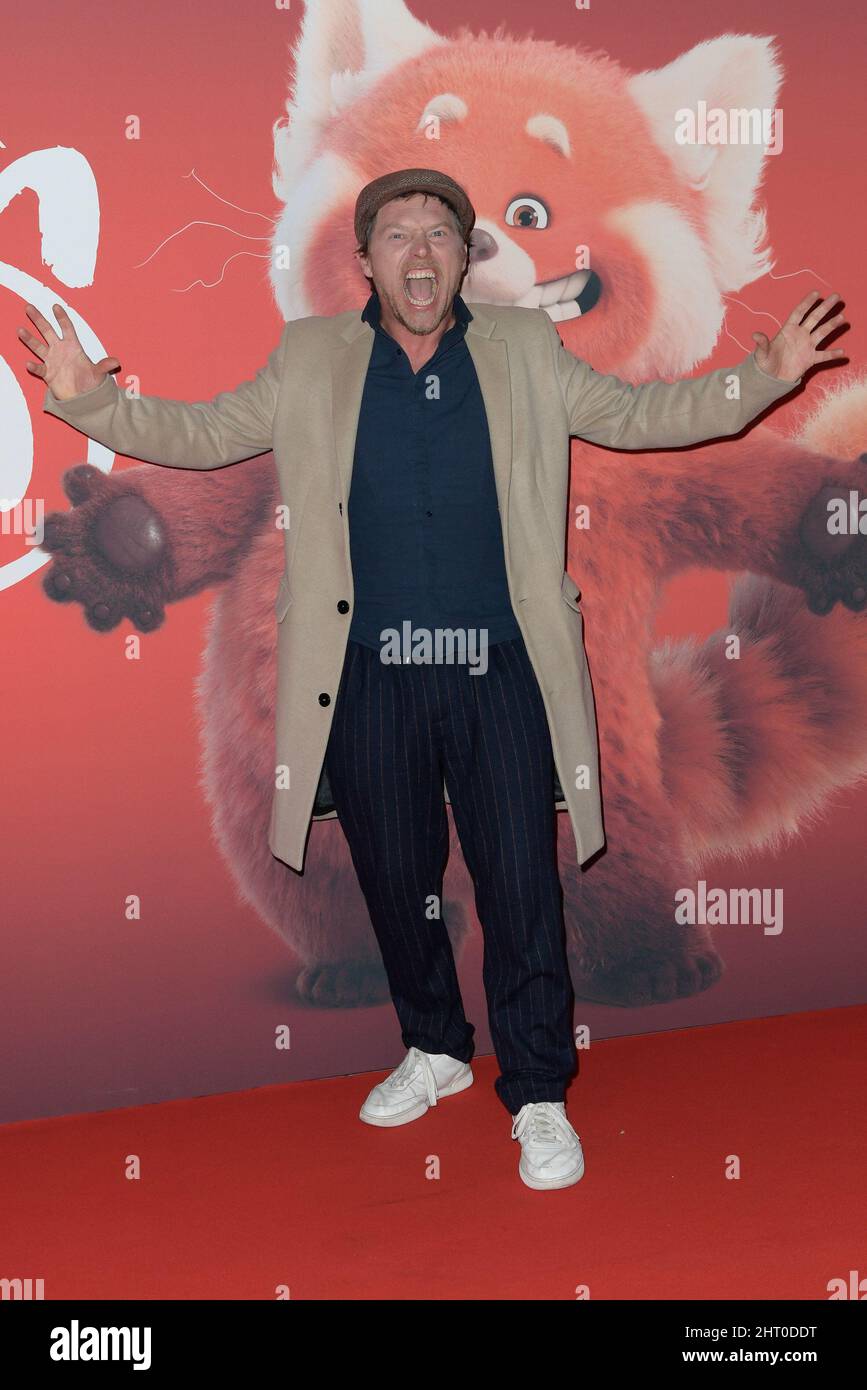 Marco Maccarini attends at the red carpet of Disney movie Red at The ...