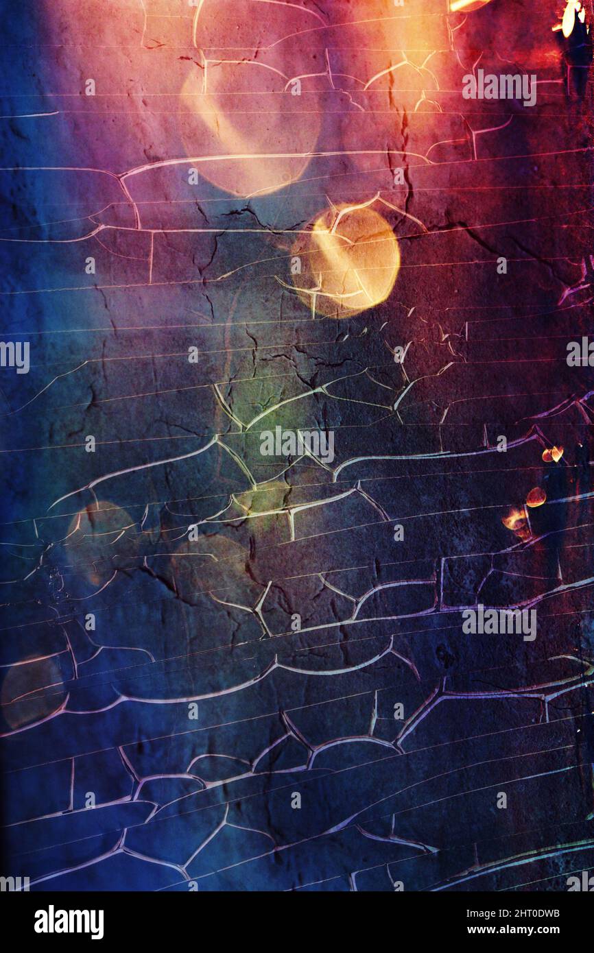 Illustration of an abstract background with grunge and cracked effect ...