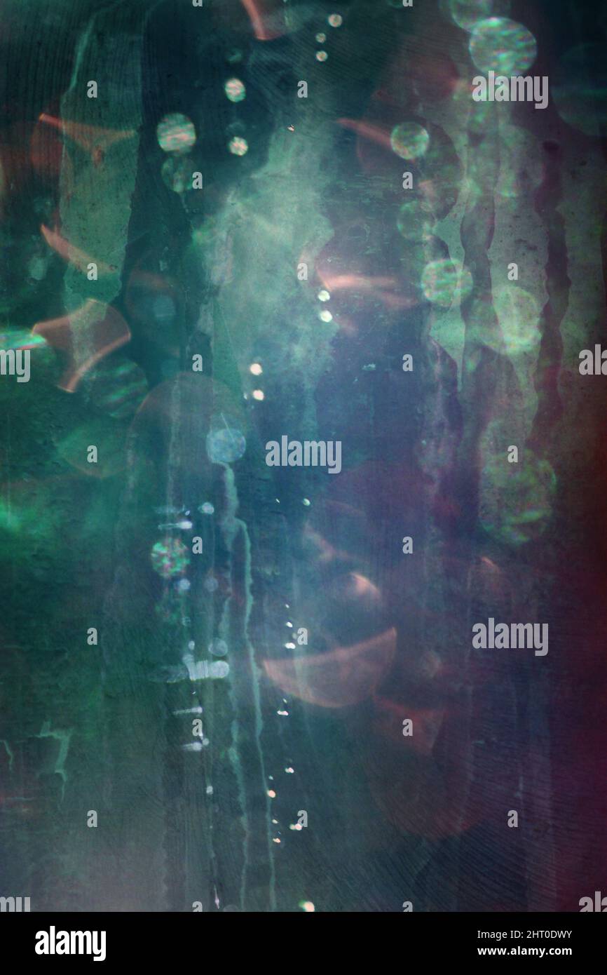 An illustration of a green abstract background with grunge effect Stock ...