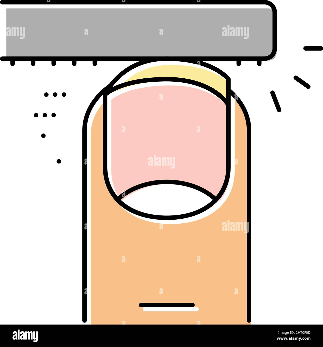 Filing nail Stock Vector Images - Alamy