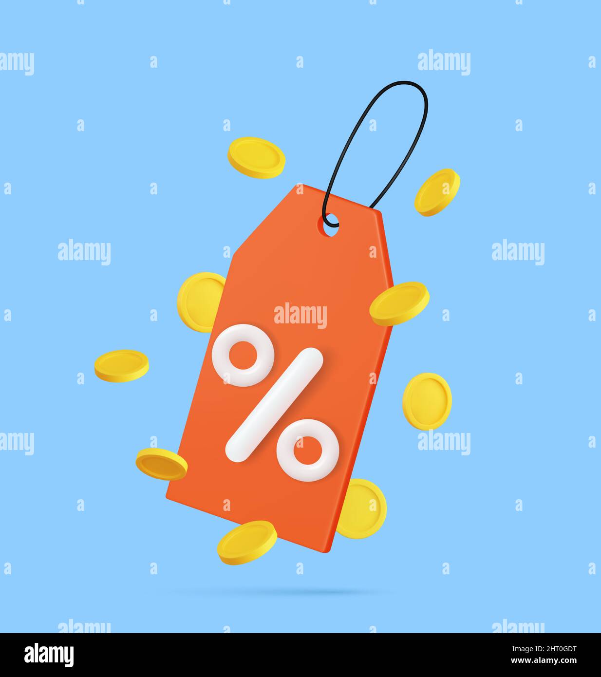 price tag with percentage sign Stock Vector Image & Art - Alamy
