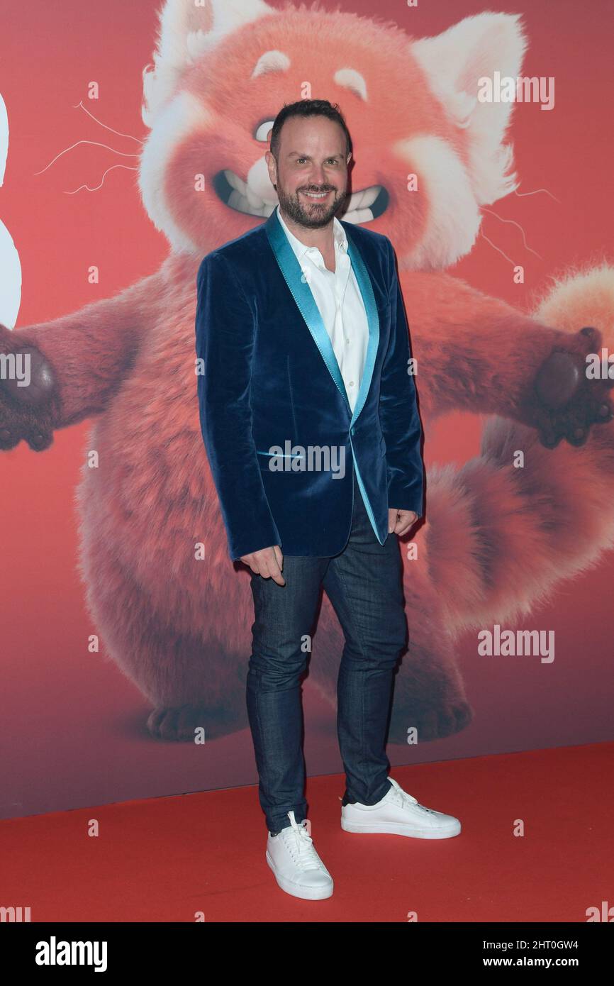 Rome, Italy. 25th Feb, 2022. Antonello Lauretti attends at the red ...