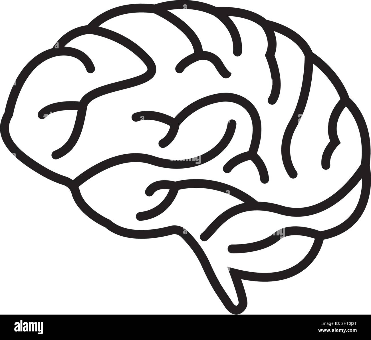 Brain icon design template vector isolated illustration Stock Vector ...