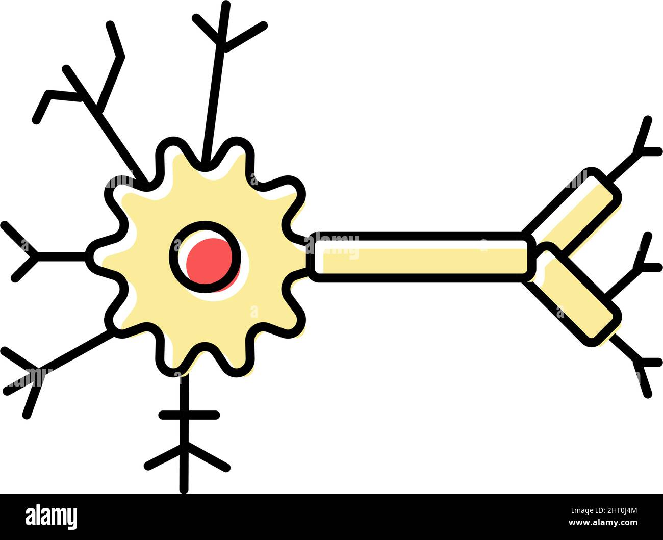 biological model neural network color icon vector illustration Stock ... biological model neural network color icon vector illustration Stock ...