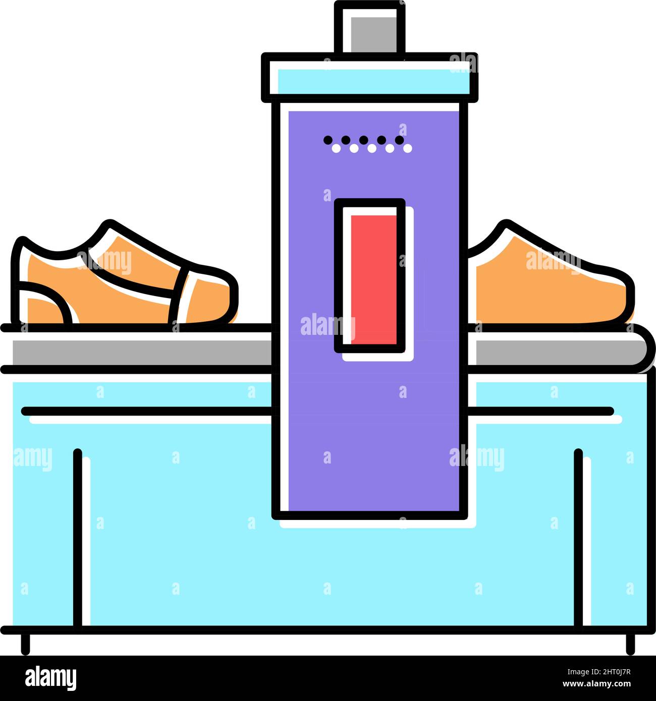 Leather making illustration Cut Out Stock Images & Pictures - Alamy