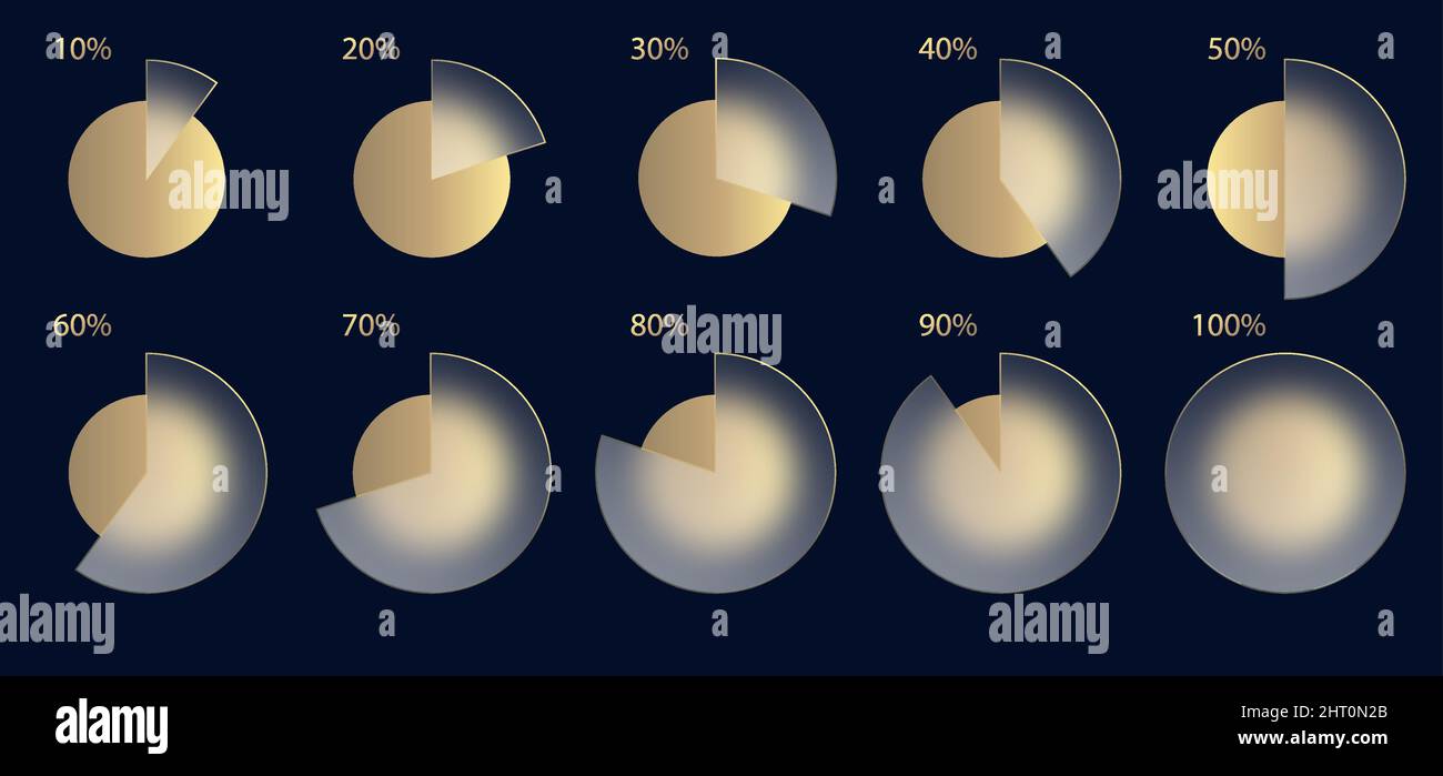 Glass morphism effect. Set of transparent frosted acrylic chart ...