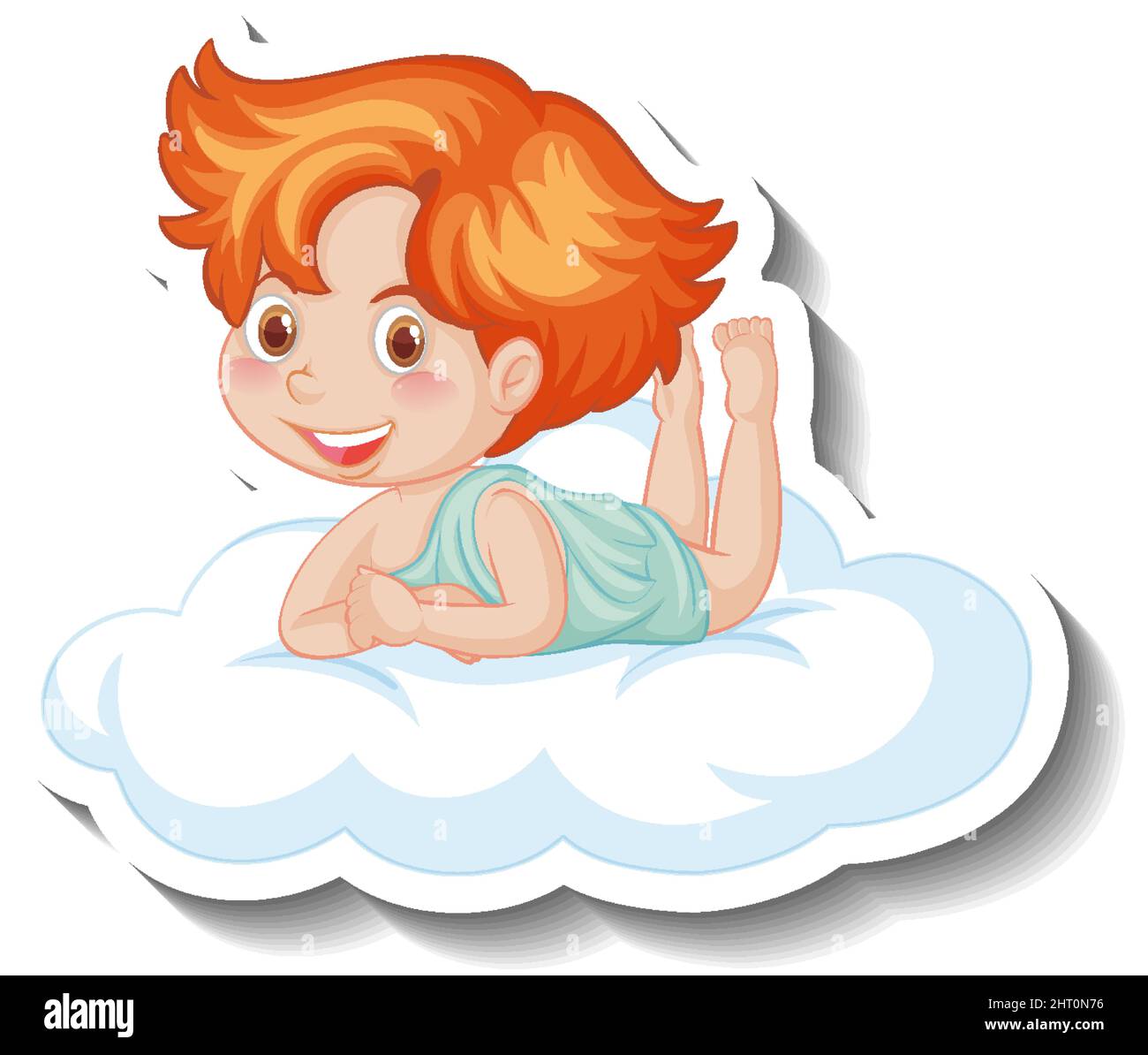 Child cupid cloud hi-res stock photography and images - Alamy