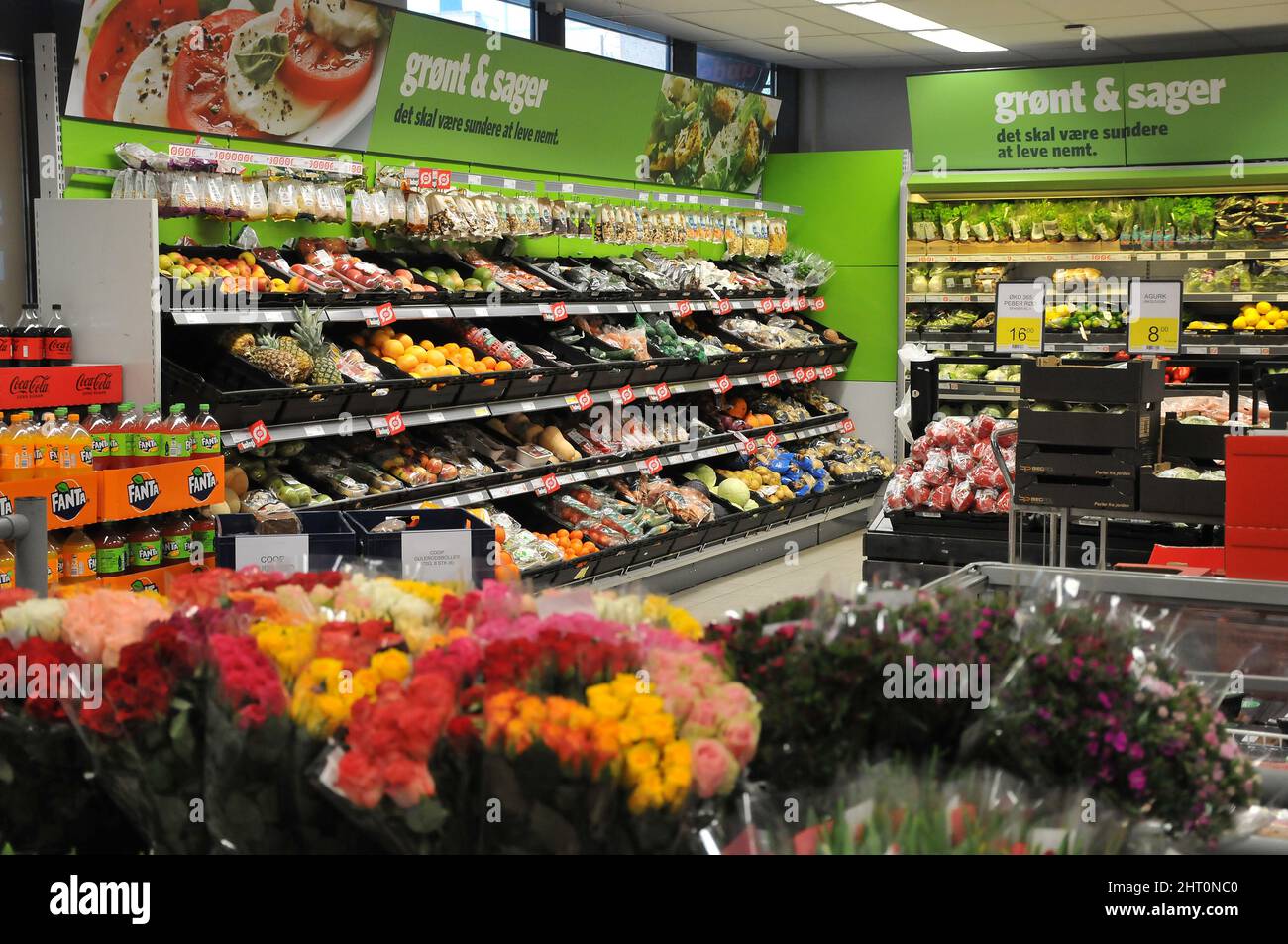 Copenhagen/Denmark /29 Fewbruary 2022 / Food is expensive since food ...