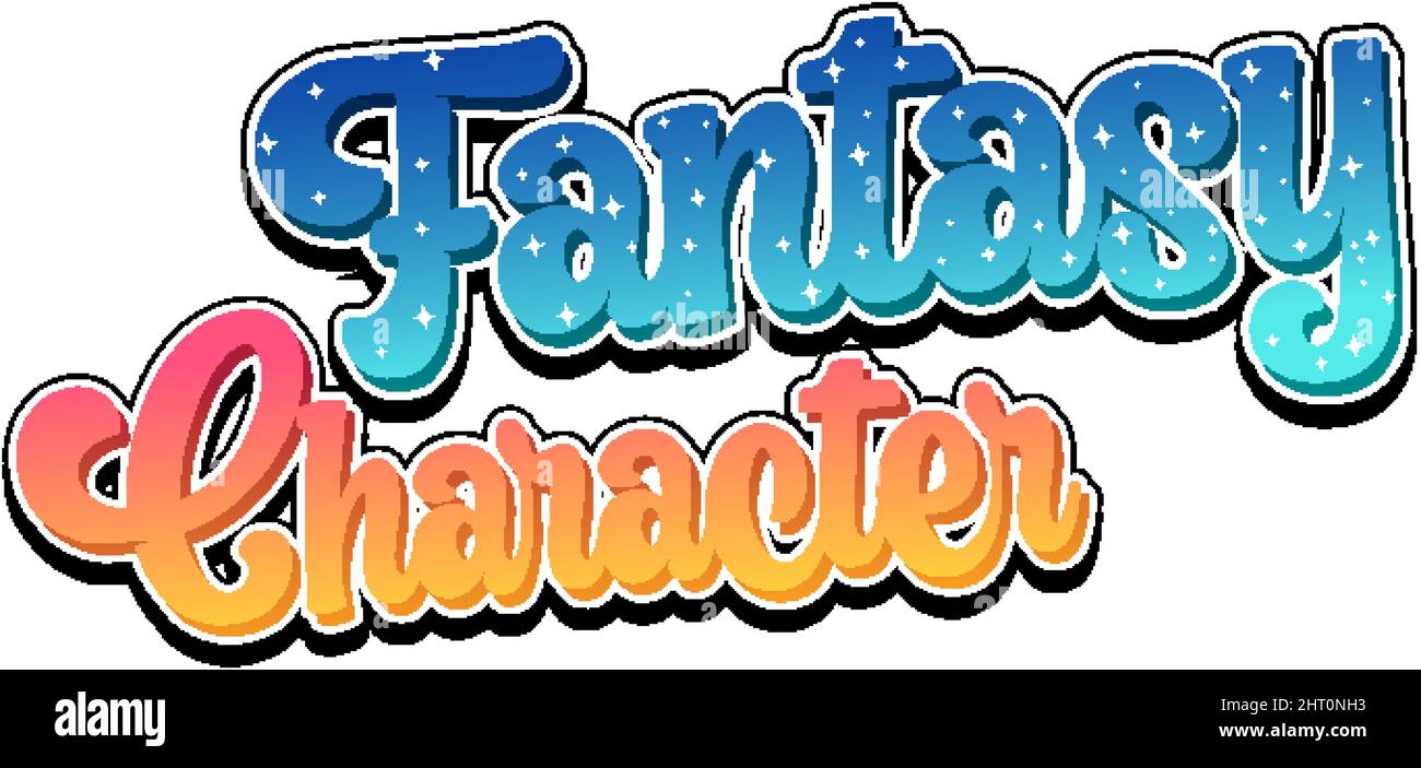 Character characters word words Stock Vector Images - Alamy