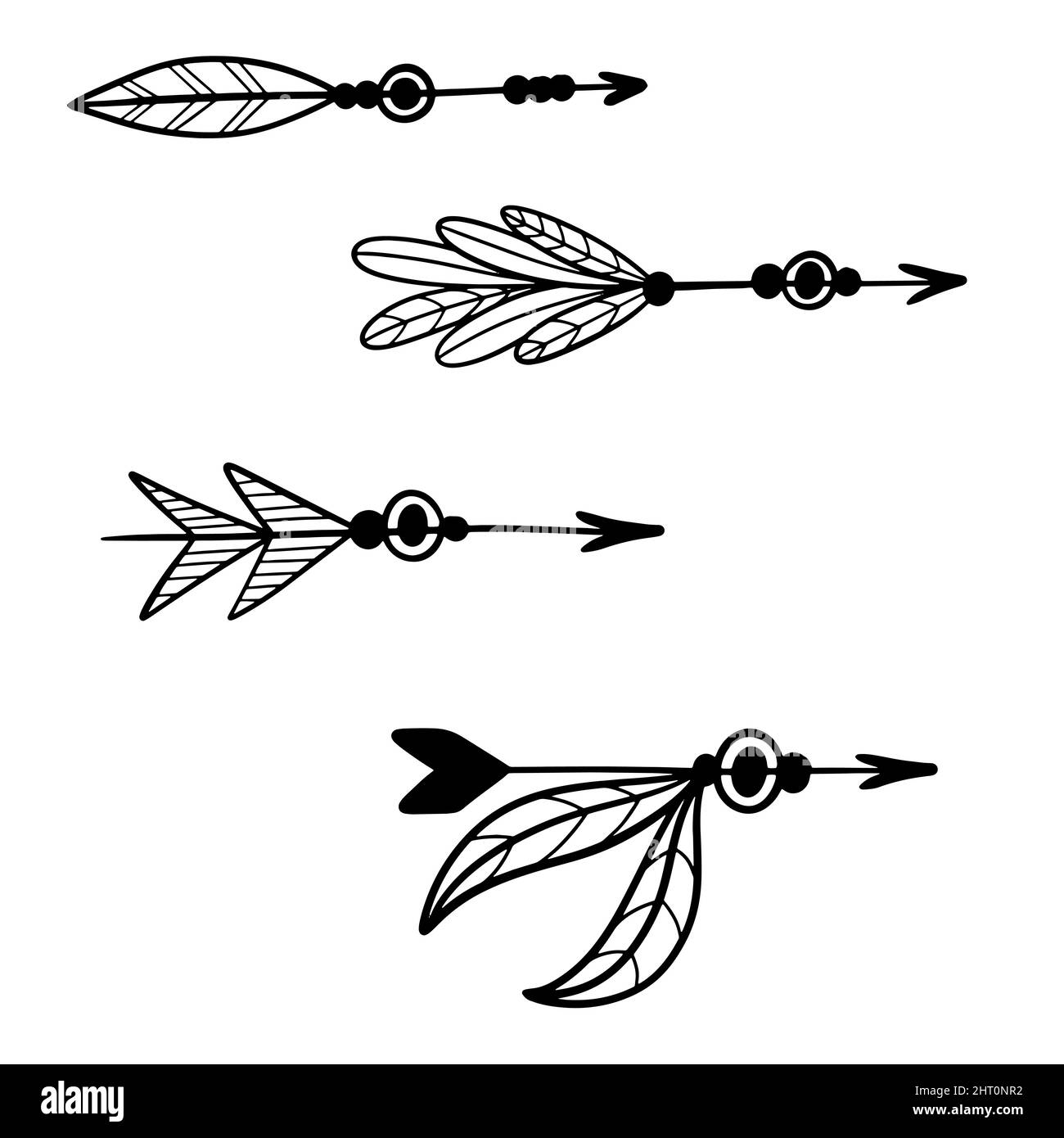 Black outline arrow hi-res stock photography and images - Alamy