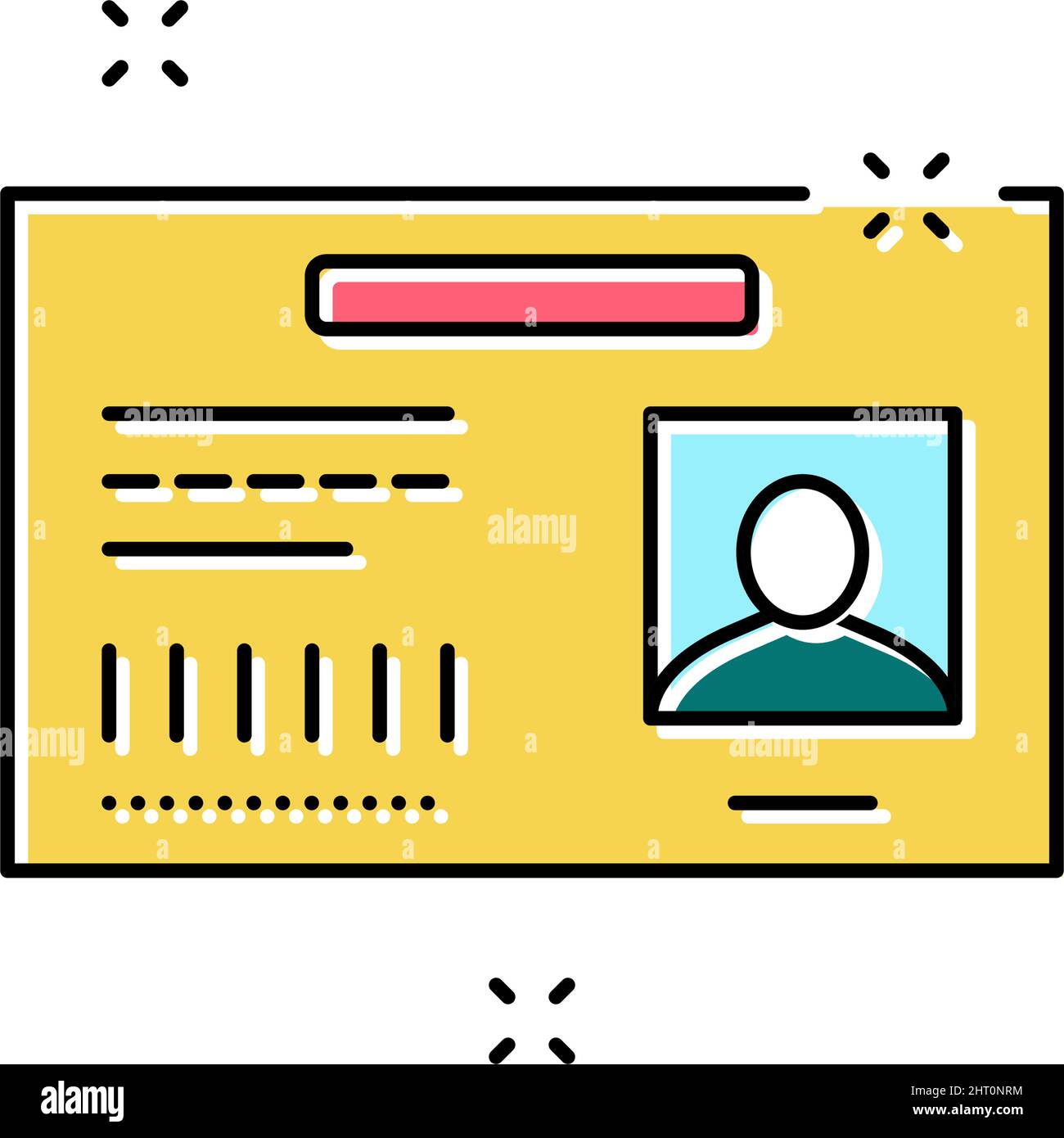 card for children library color icon vector illustration Stock Vector ...