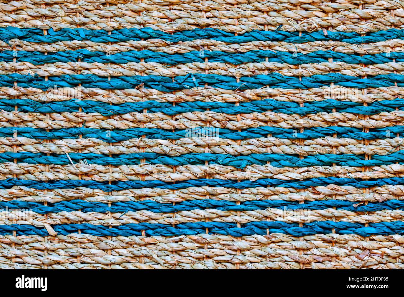 Vietnamese straw mat, woven texture close up - may be used as ...
