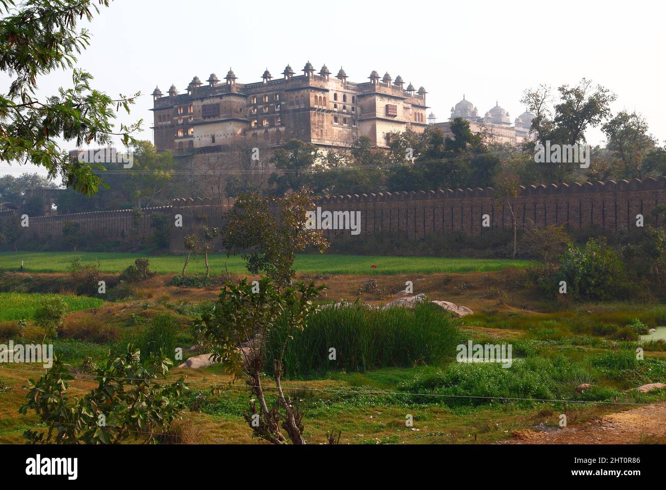 Raj Mahal Palace, built in 17th.Century by Bundela Kings at Orchha ...