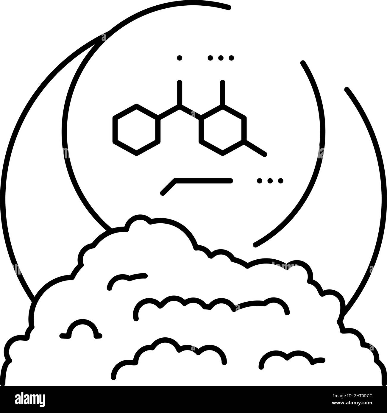 chemical additives line icon vector illustration Stock Vector Image ...