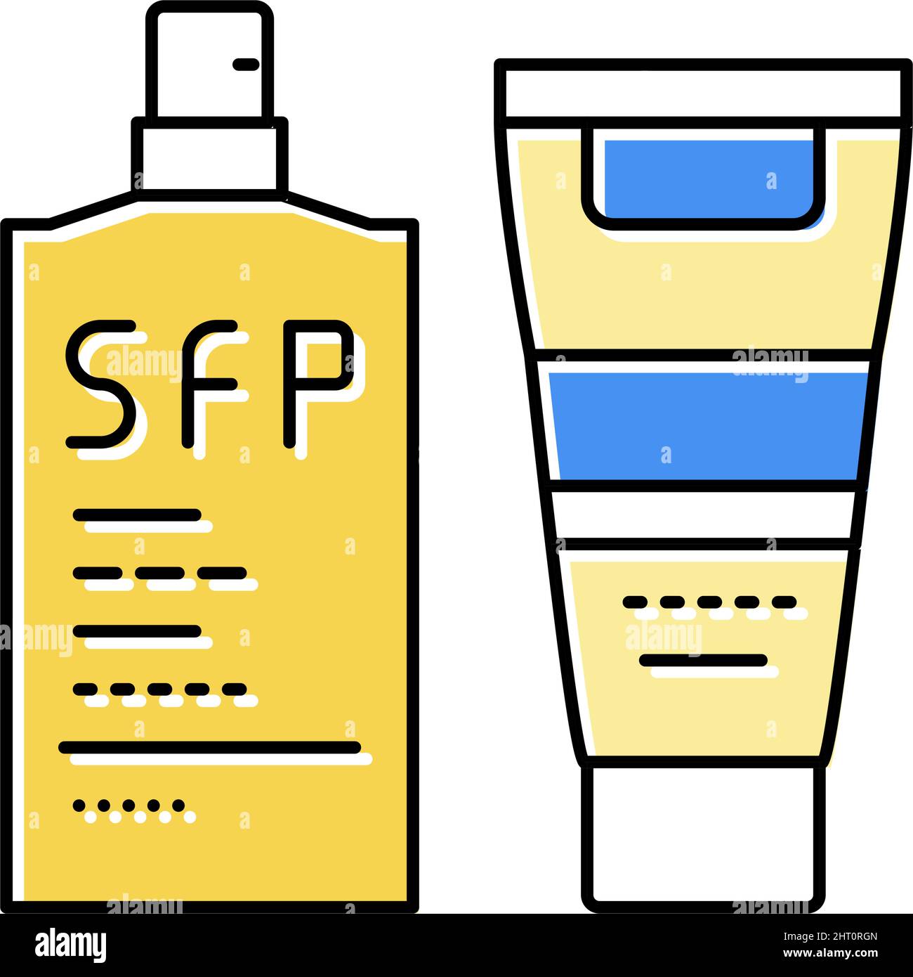 Spf 30 Stock Vector Images - Alamy