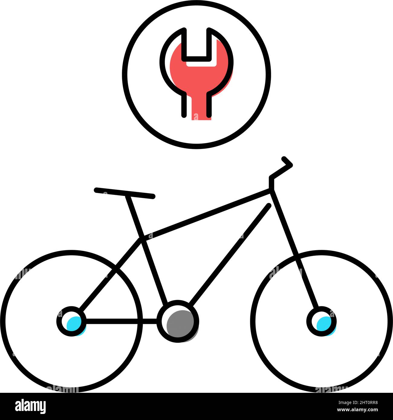 Bike disc brakes Stock Vector Images - Alamy