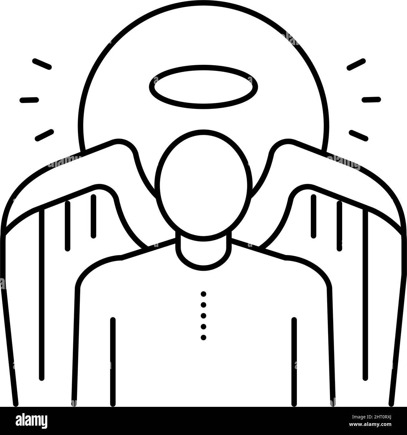Angel of mercy Black and White Stock Photos & Images - Alamy