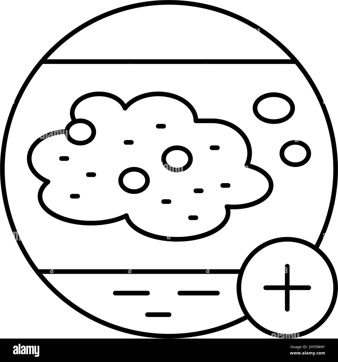 psoriasis clinic line icon vector illustration Stock Vector Image & Art ...