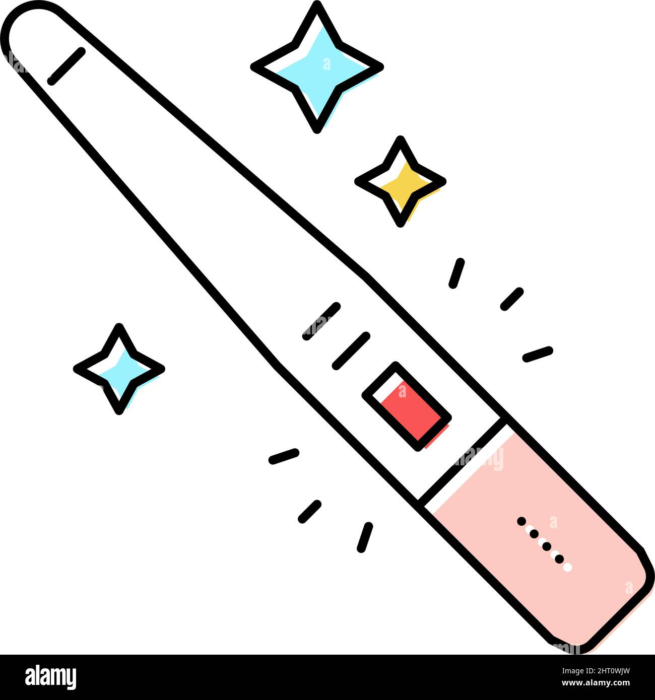 pregnancy test color icon vector illustration Stock Vector Image & Art ...