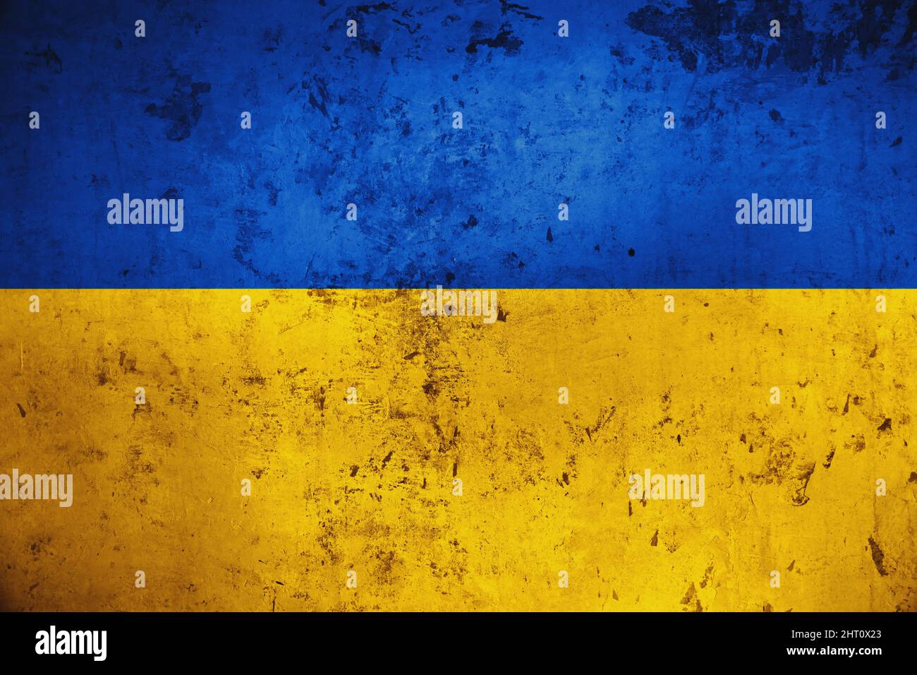 Flag ukraine abstract painting background hi-res stock photography and ...