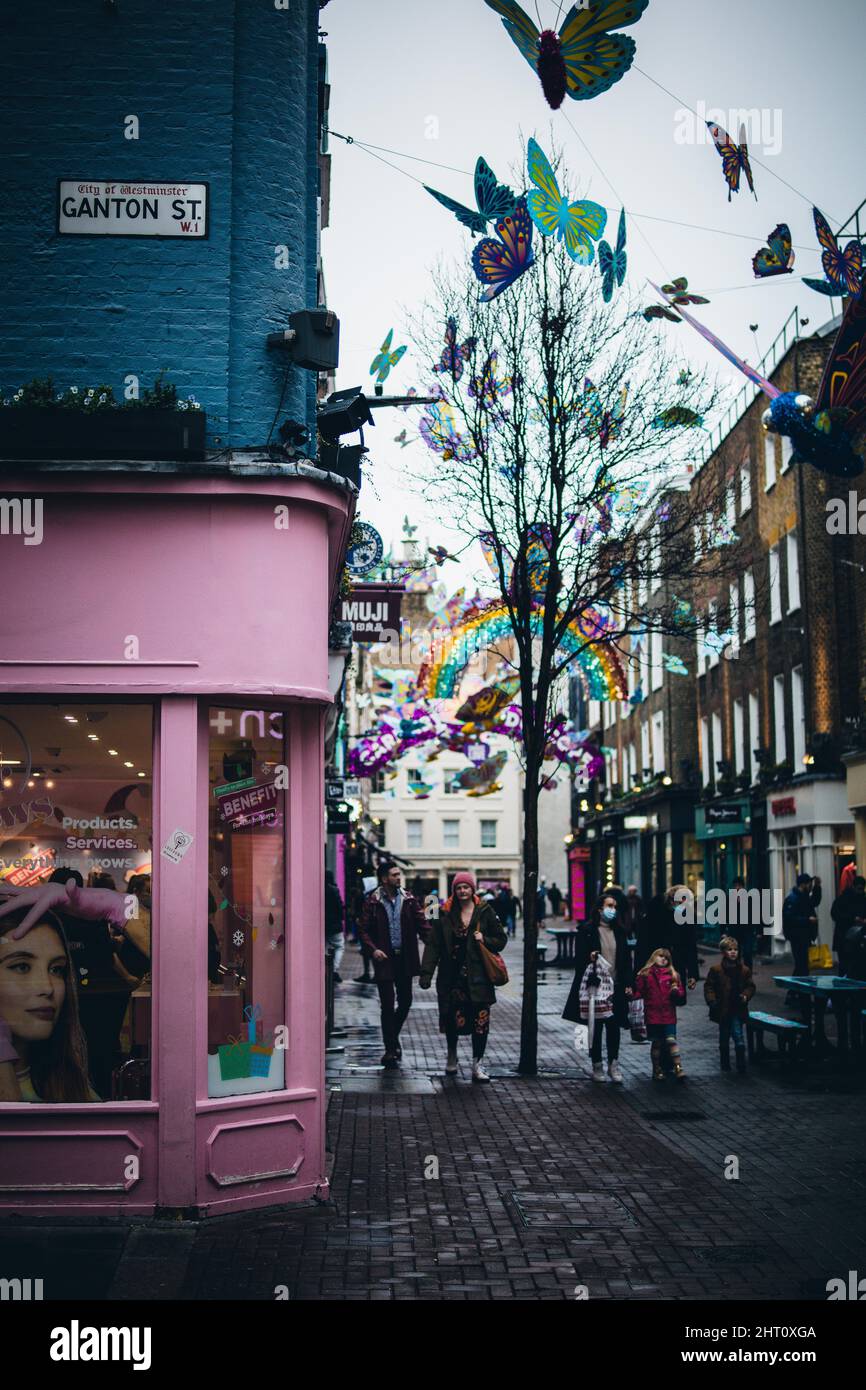 Colorful shop in Soho, London Stock Photo - Alamy