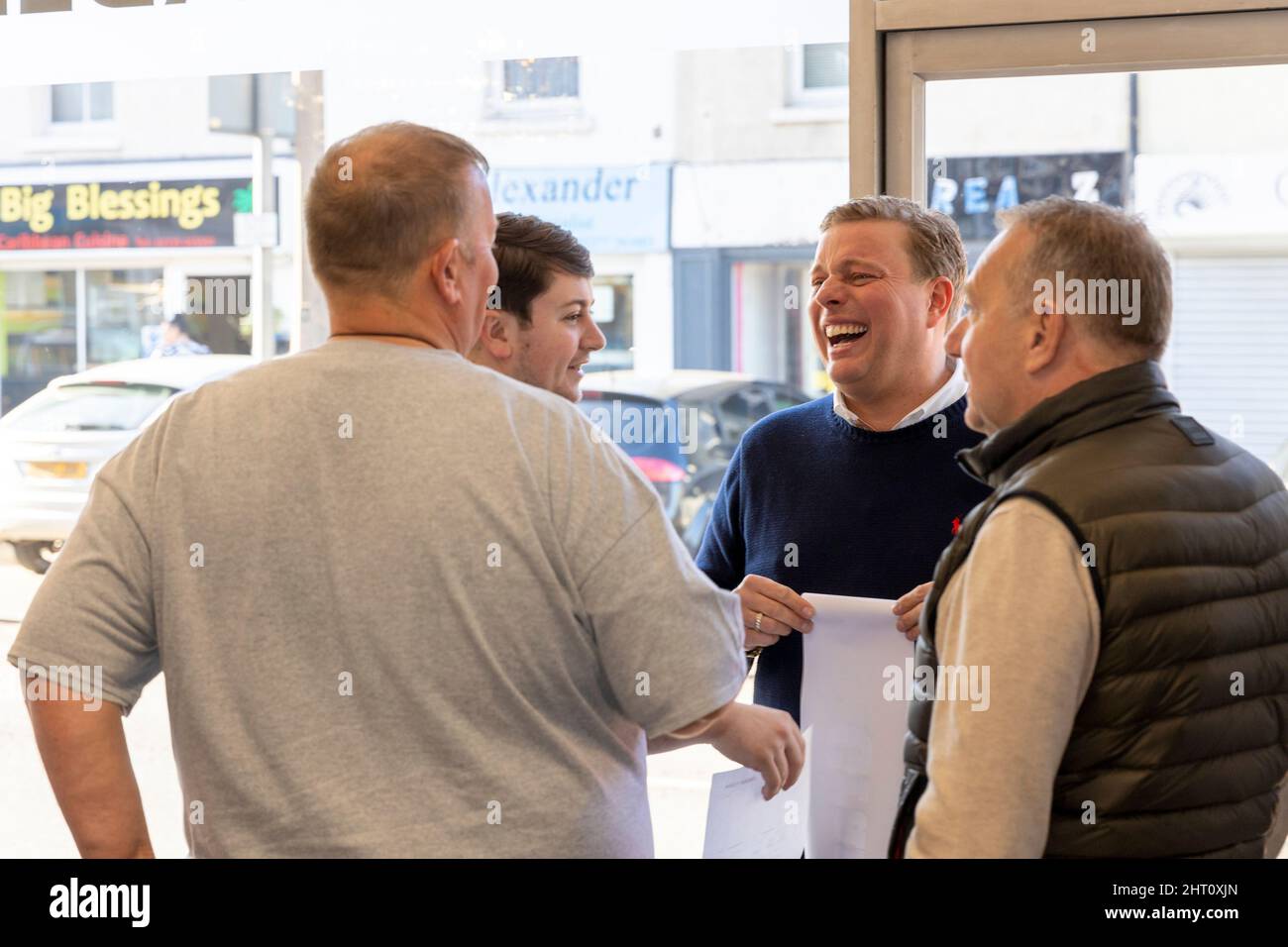 Brentwood, Essex. 26th February 2022. Former BBC Apprentice and ...