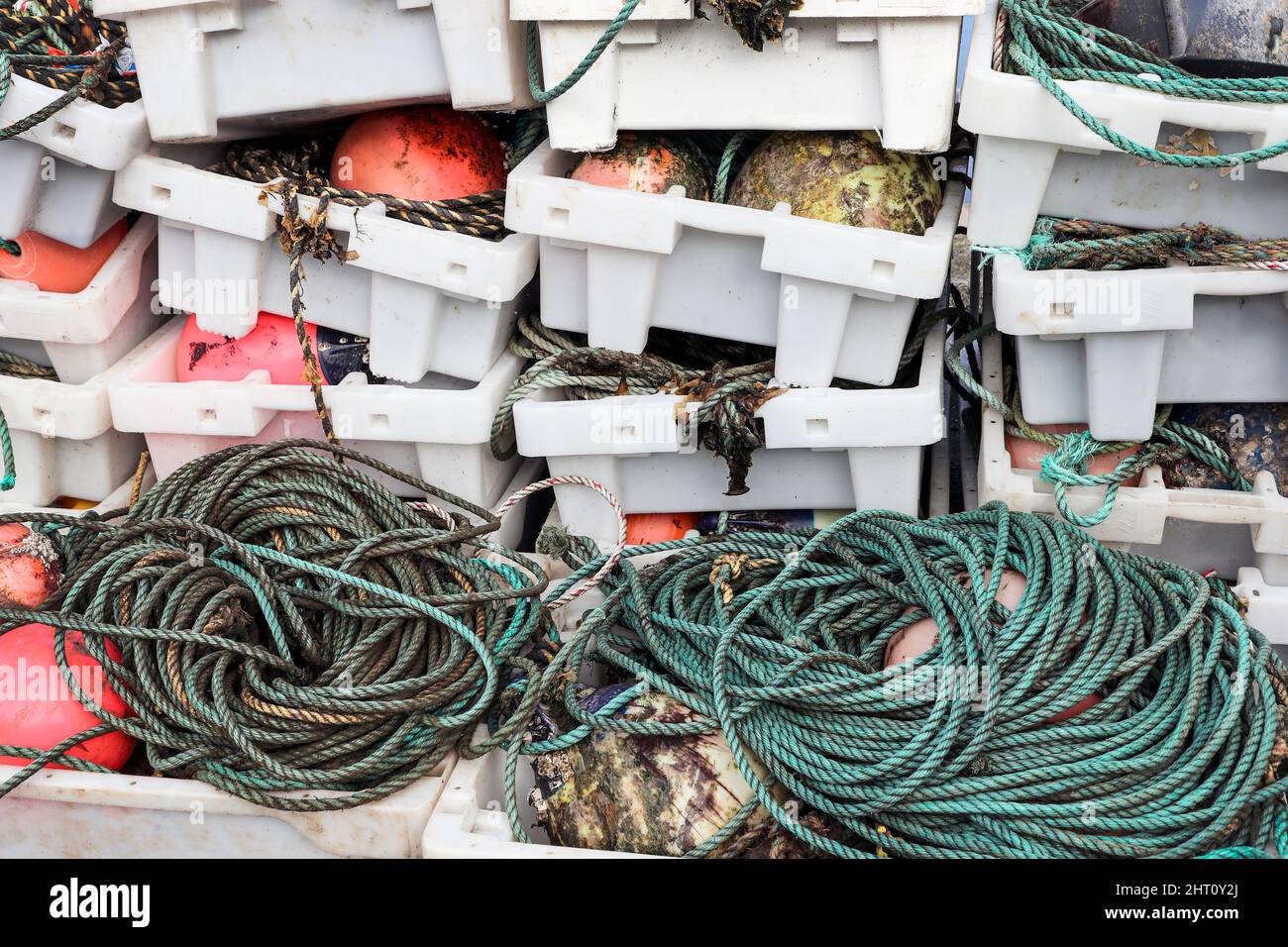 Fishing ropes and floats hi-res stock photography and images - Alamy